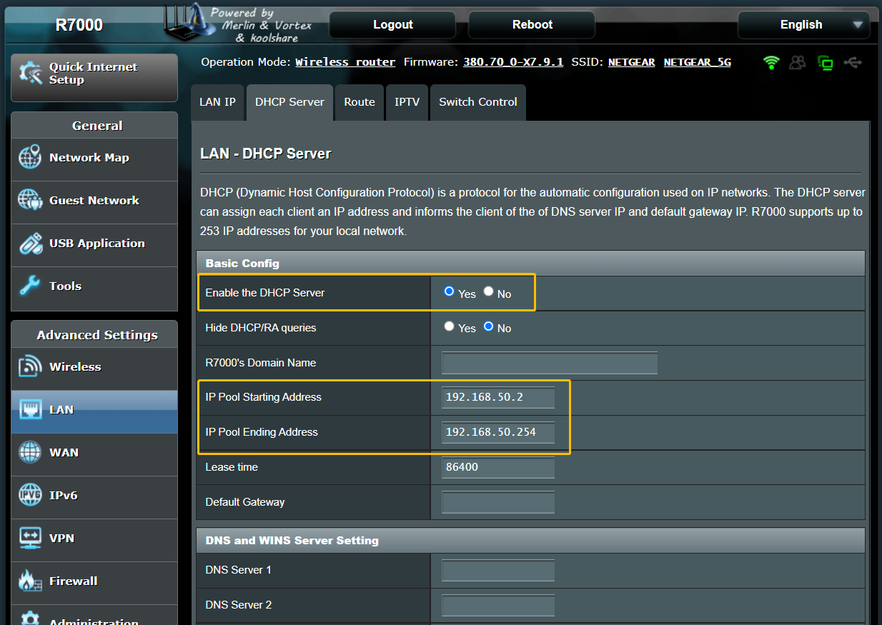 Laite ilmoittaa "Retrieving IP timeout" – Help Center